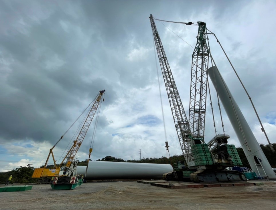 Wind tower installation project - TTE